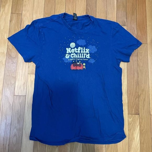 Netflix | Shirts | Ben Jerrys Promotional Netflix Chilld Shirt Rare ...